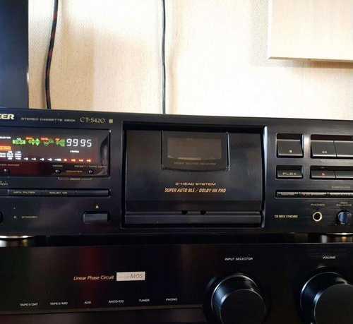 Кассетная дека pioneer ct-s420