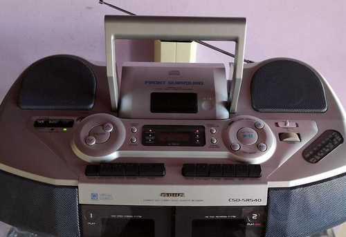 Магнитола Aiwa CSD-SR540, CD, кассеты, радио