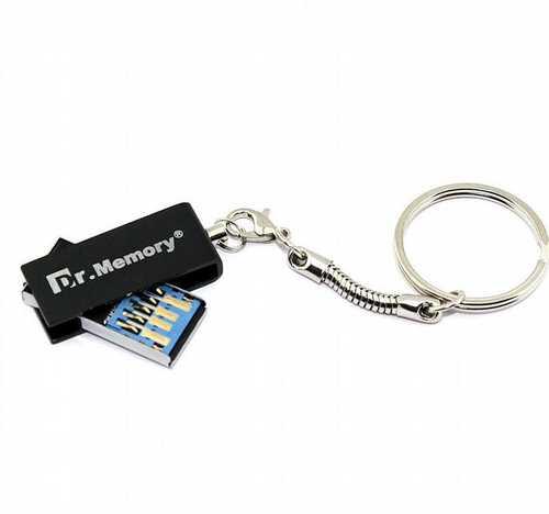 Флешка USB Dr. Memory 005 64Гб, USB 3.0, серебро