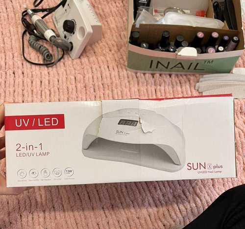 Лампа для маникюра (Sun plus unled nail lamp)