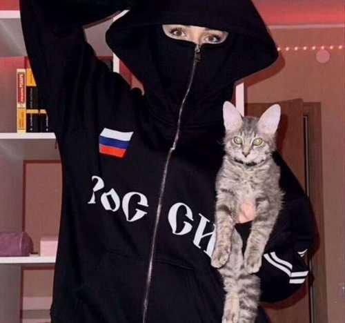 Зип худи с балаклавой россия