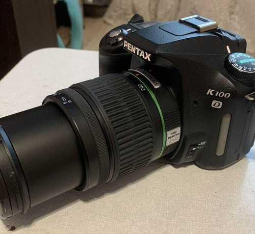 Фотоаппарат Pentax K100 D объектив 50-200