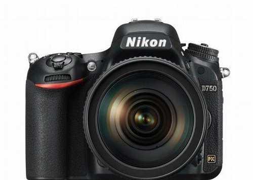 Nikon D750 kit 24-120mm vr (новый-гарантия)