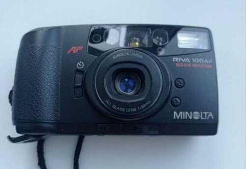 Плёночный фотоаппарат Minolta riva AF 100