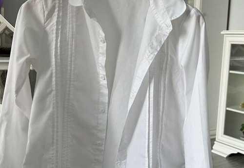 Рубашка белая для девочки 146