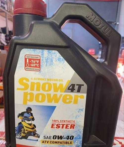 Масло снегоходное motul Snowpower 4T 0W-40