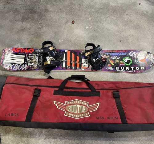Сноуборд Burton Air Крейг Келли   сумка, и обувь