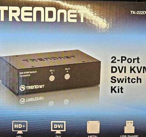 KVM-переключатель trendnet TK-222DVK