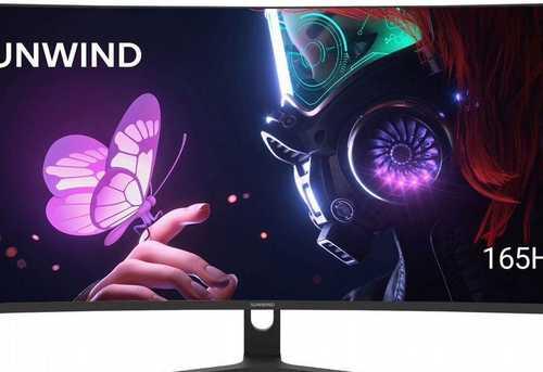 34" sunwind sm-34qv401 черный 165hz 3440x1440 va