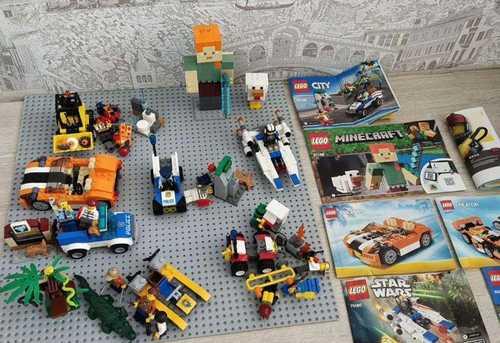 Lego оригинал City, Minecraft, Creator, Star Wars