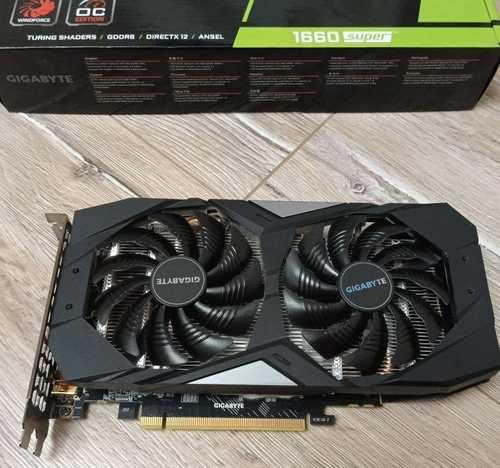 Видеокарта gtx 1660 super 6gb бу