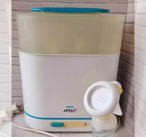 Стерилизатор philips avent 3в1 молокоотсос avent