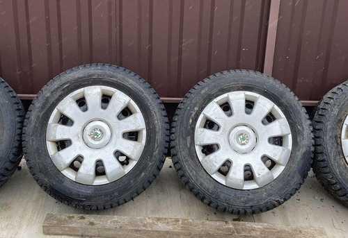 Комплект зимних колес R15 Skoda/VW