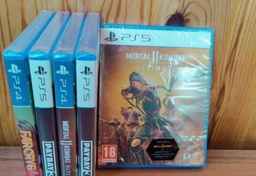 Mortal combat 11 ultimate PS5 диск. Новый