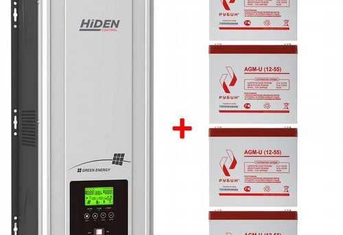 Ибп Hiden Control HPS30-5048 + Рубин AGM-U 12-55 x