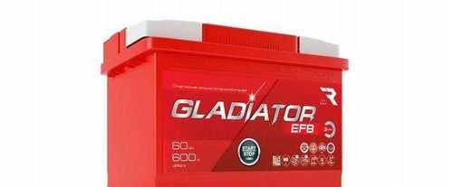 Аккумулятор Gladiator EFB 60ач 600A