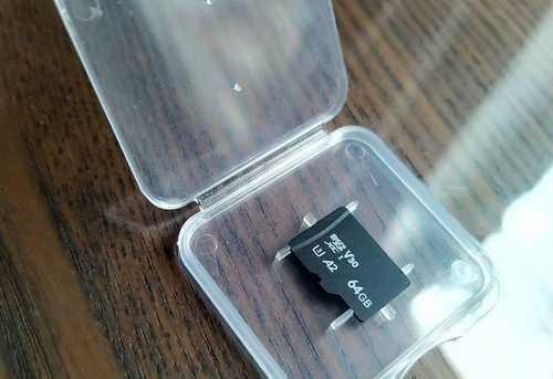 2 карты памяти MicroSD по 64 gb