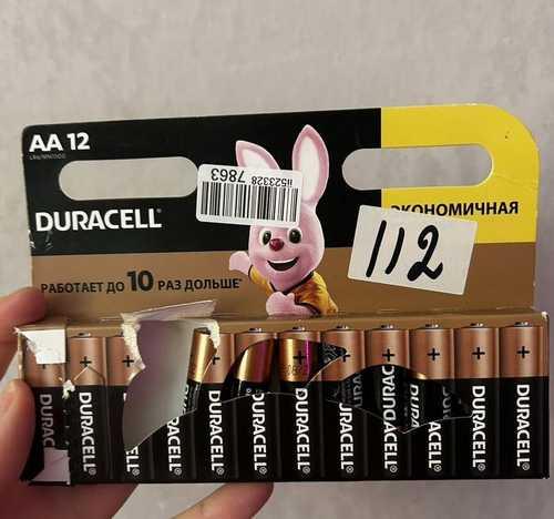 Батарейки аа 12 duracell