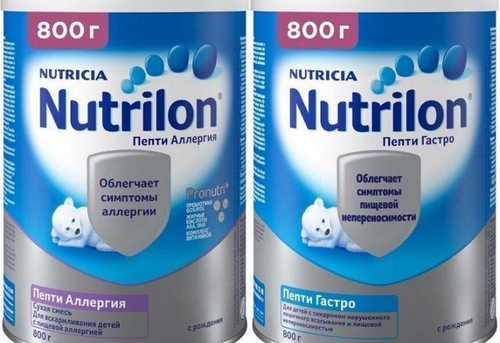 Смесь nutrilon пепти аллергия и пепти гастро