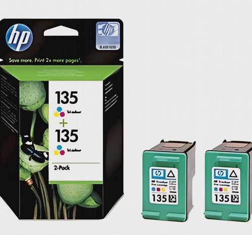 Двойная упаковка картриджей HP 135 2-pack CB332HE