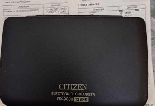 Электронная записная книжка Citizen RX-9600 128kb