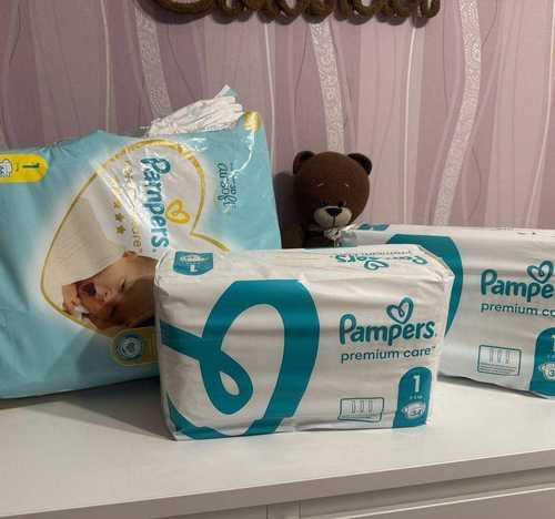 Подгузники Pampers premium care 1 (2-5 кг)