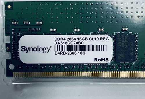 Модуль памяти DDR4 16GB Synology D4RD-2666-16G
