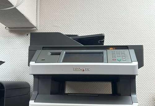 Мфу Lexmark X464de, ч/б, A4