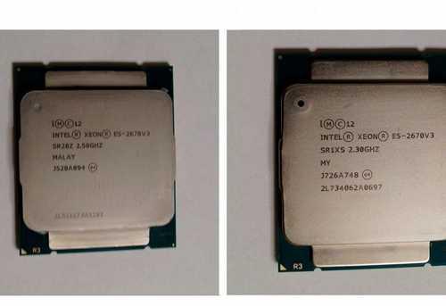 Процессор intel xeon e5 2670 v3, e5 2678 v3