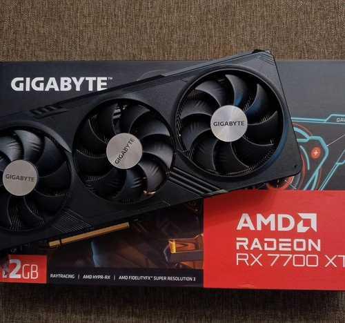 Gigabyte RX 7700 XT Gaming OC 12gb (гарантия)