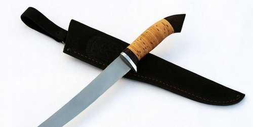 Нож Касатка большая филейный 95х18 береста