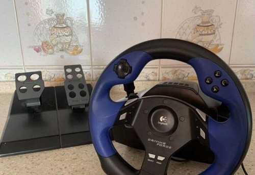 Руль logitech driving force