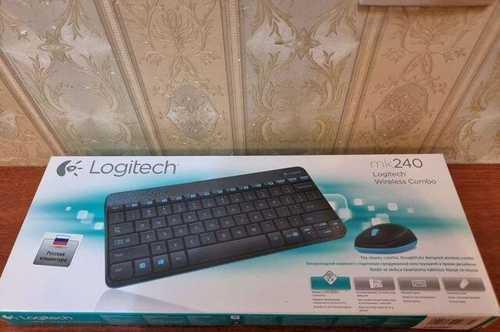 Комплект клавиатура мышь Logitech MK240