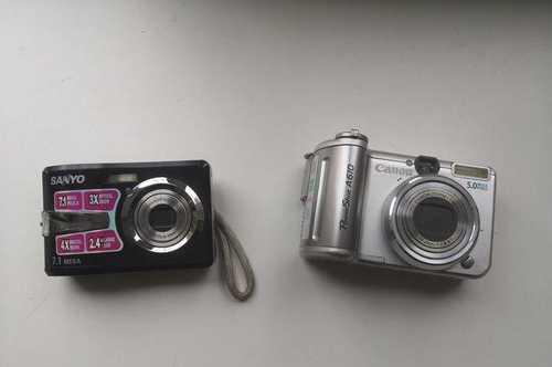 Цифровой Фотоаппарат Sanyo и Canon Power shot A610
