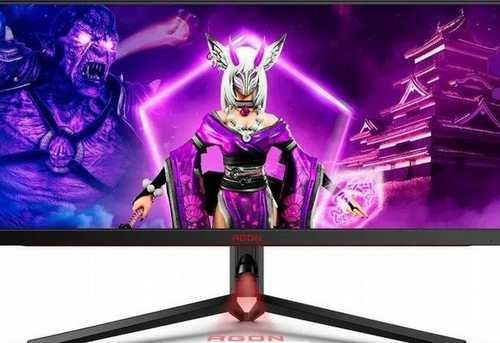 AOC 34" Agon Pro AG344UXM черный/красный IPS LED 2