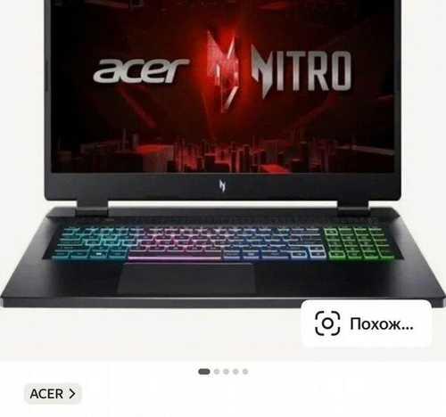 Ноутбук Acer Nitro 17 AN17-51-716G NH. QK5CD.001