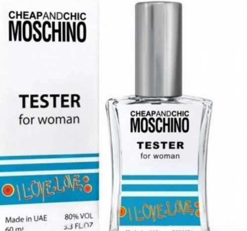 Тестер Moschino Cheap&Chic I Love Love 60мл. ОАЭ