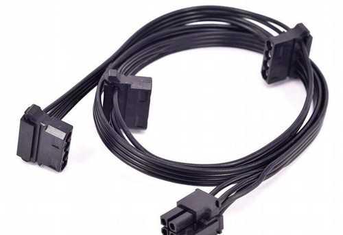 Кабель питания PCIe 6-pin на Molex