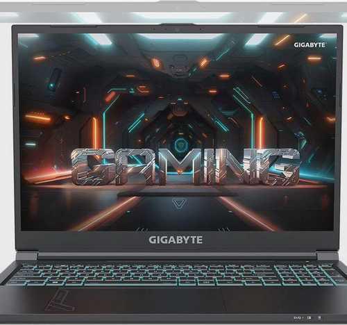 Ноутбук игровой Gigabyte G6 16, 2023, IPS, Intel Core i7 13620H 2.4ггц, 10-ядерный, 16гб DDR5, 512гб