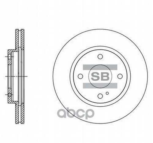 Диск тормозной sd5306 Sangsin brake