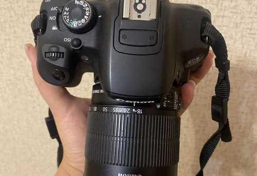 Зеркальный фотоаппарат canon 650d kit 18-135