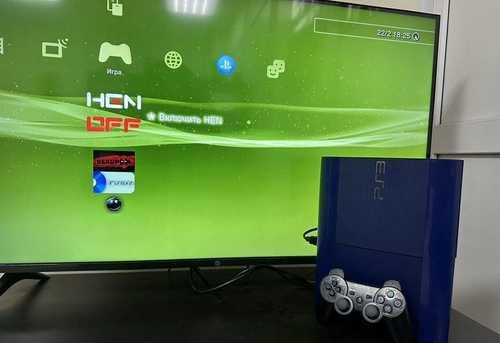 Sony playstation 3 blue 500gb 30 игр шита