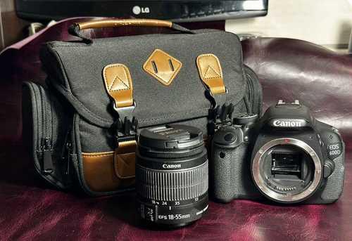Canon EOS 600d kit 18-55MM