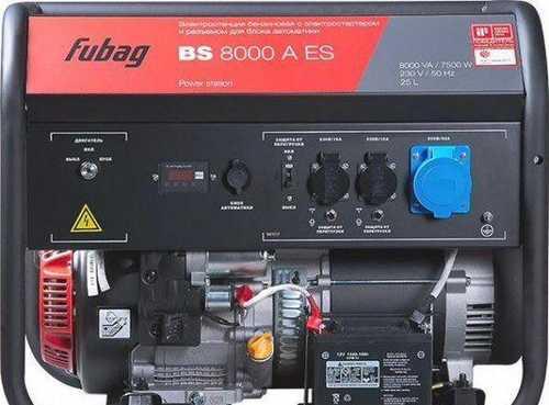 Генератор бензиновый fubag BS 8000 A ES