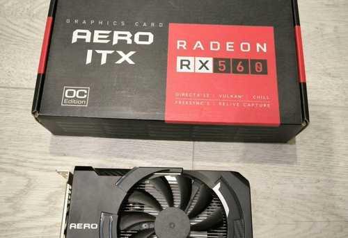 Видеокарта rx 560 4gb msi aero