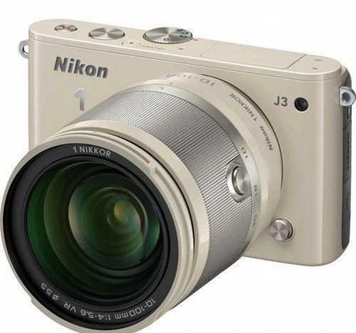 Цифровой Nikon 1 J3 White KIT VR 10-30MM