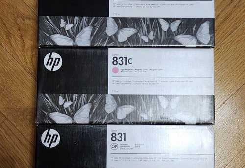 Оригинальные картриджи HP 831C