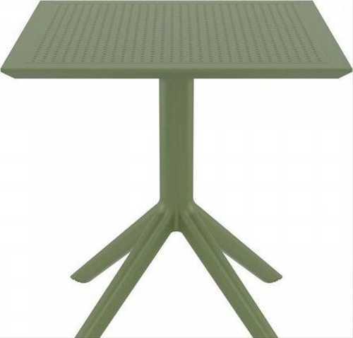 Стол пластиковый Siesta Sky Table 70 оливковый