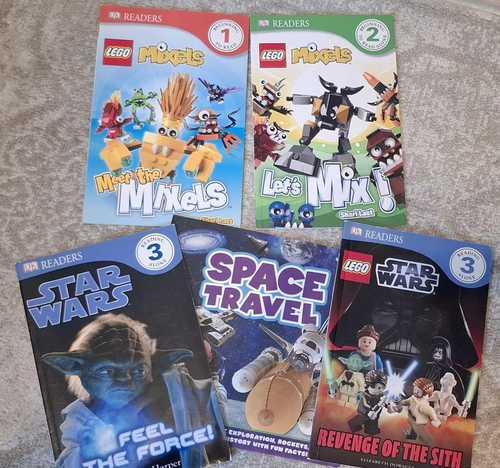 DK books lego, star wars на английском