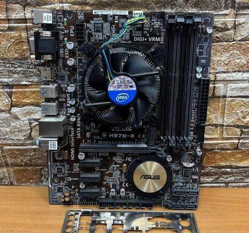 Комплект Asus H97M-E   G3260   Кулер LGA 1150